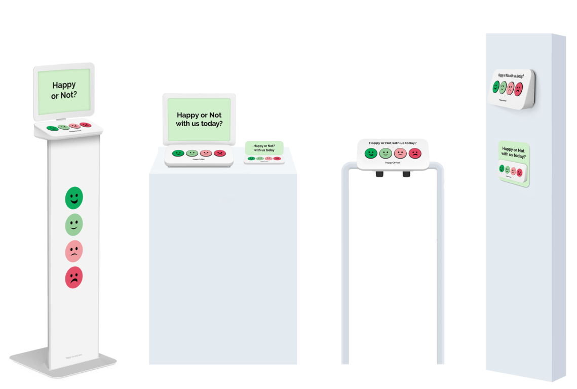 Easy & instant customer feedback - HappyOrNot Smiley Terminal